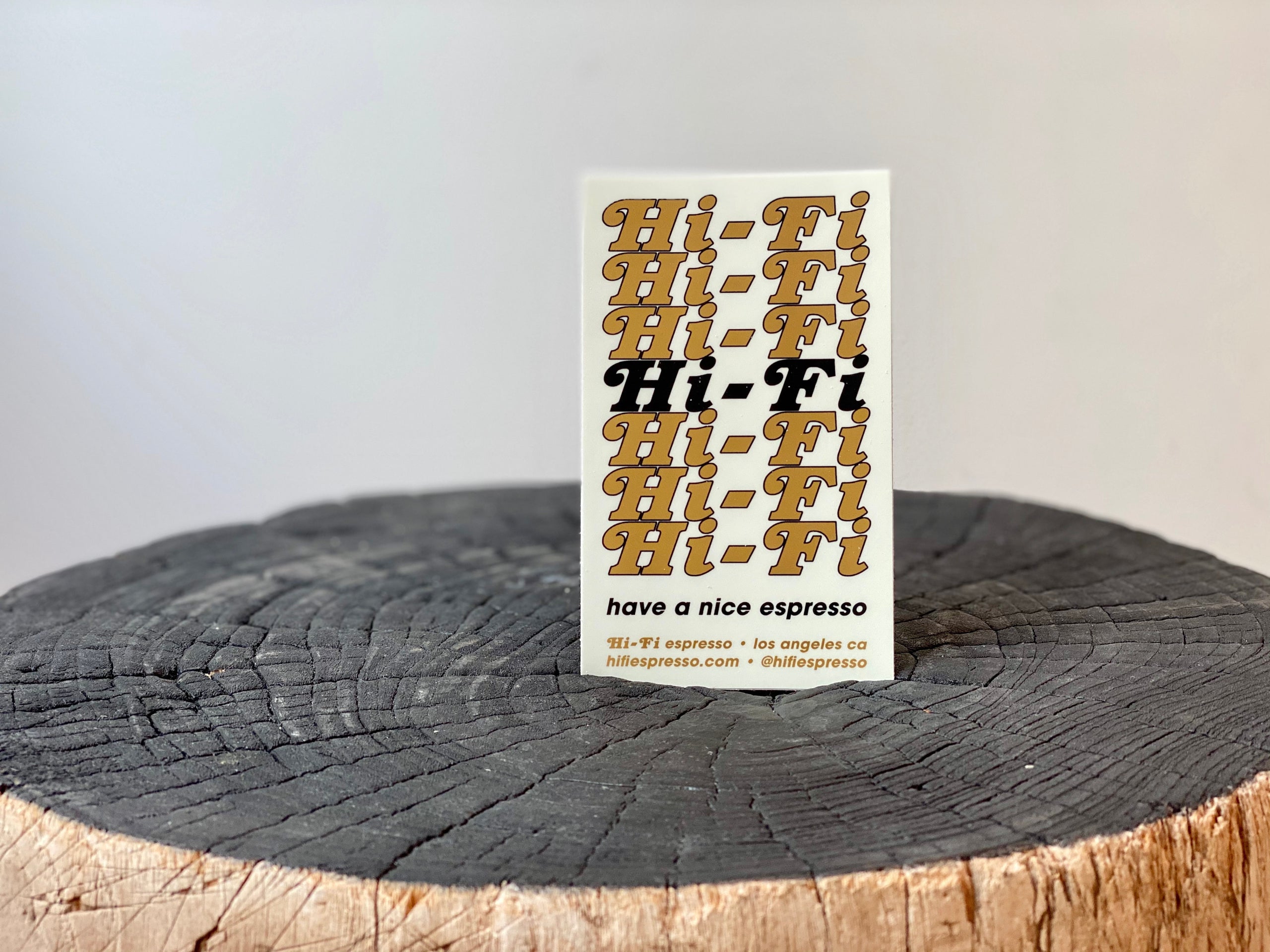 Hi-Fi Stickers | Hi-Fi Espresso